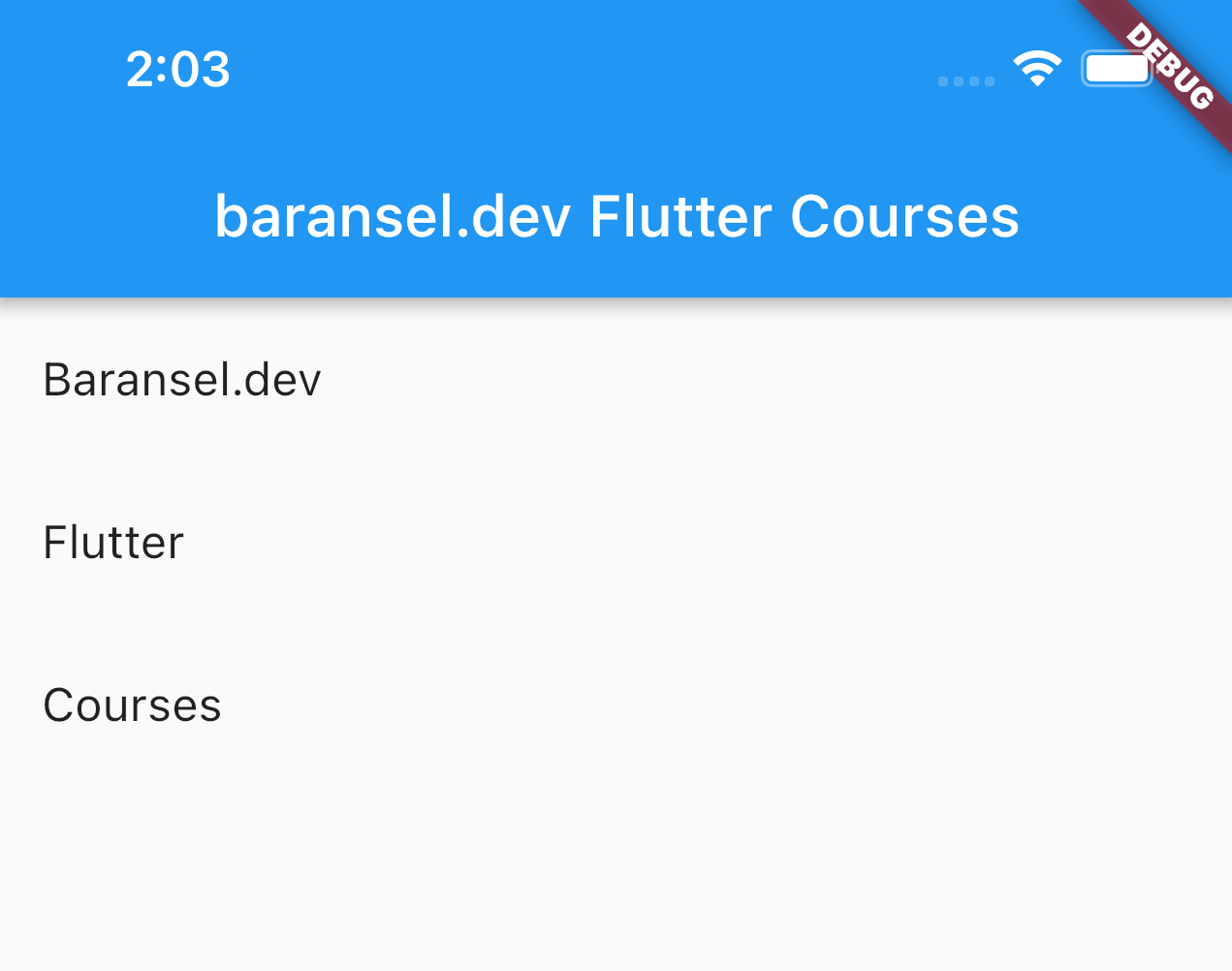 Flutter ListView And Features